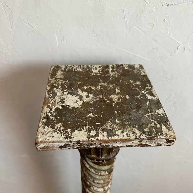 Vintage Italian Florentine Pedestal | Chairish