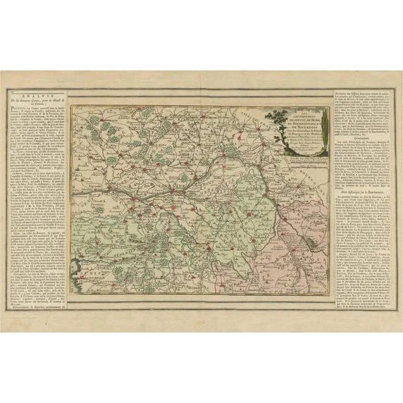 Map of France, 1768 | Chairish