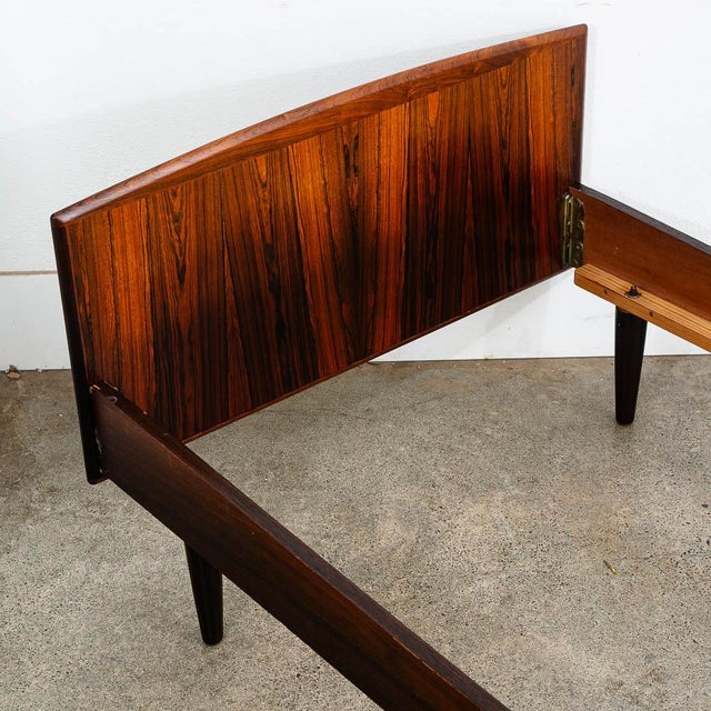 1960s Mid Century Danish Modern Bed Frame Sm Single Rosewood Denmark ...