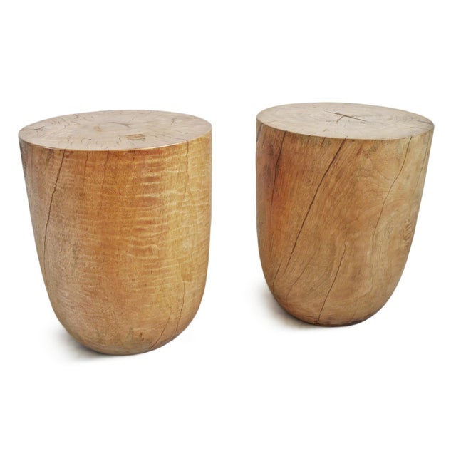 Acacia Gumdrop Side Table | Chairish