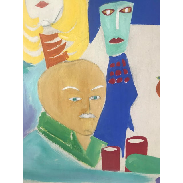 Original JoAnn Crisp Ellert Oil Painting on Canvas, Late 20th Century ...