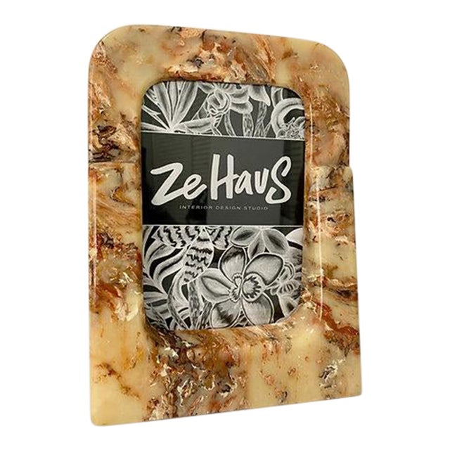 1970s Acrylic Picture Frame | Chairish