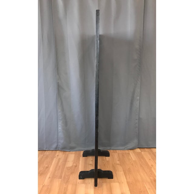 Vintage Free Standing Woven Rope Screen | Chairish