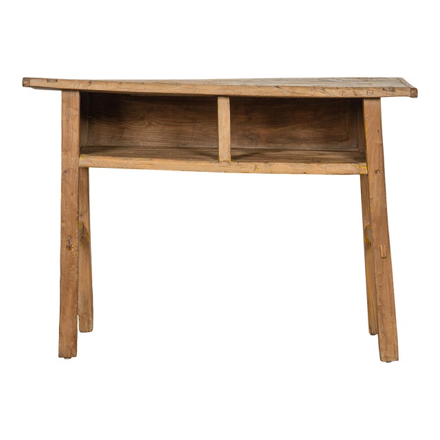 Early 20th Century Antique Wood Console Table | Chairish