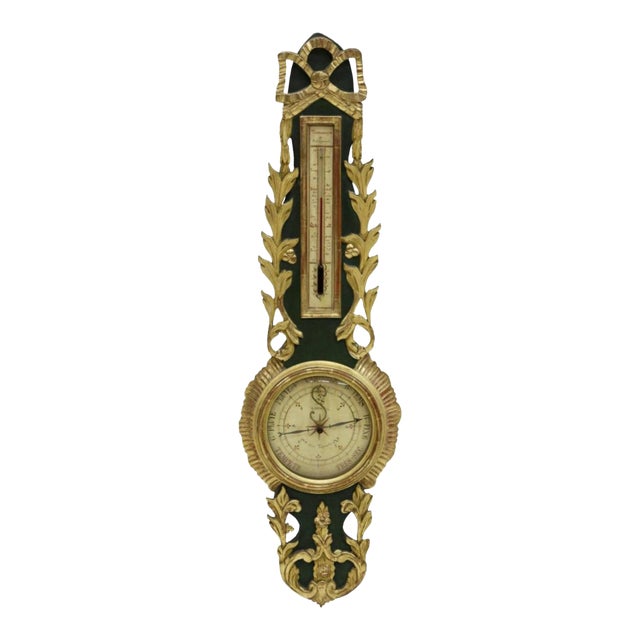18th/19th Century French Selon Torricelli Barometer & Thermometer ...