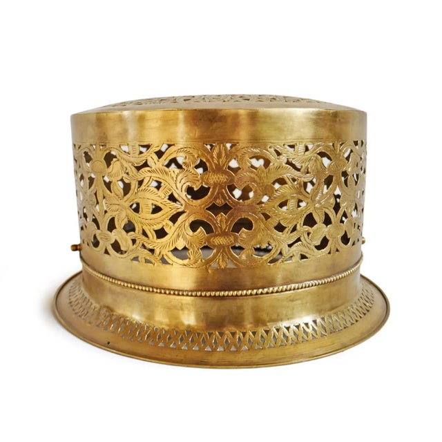 21st Century Brass Moroccan Wall / Ceiling Sconce Lamp Cover | Chairish