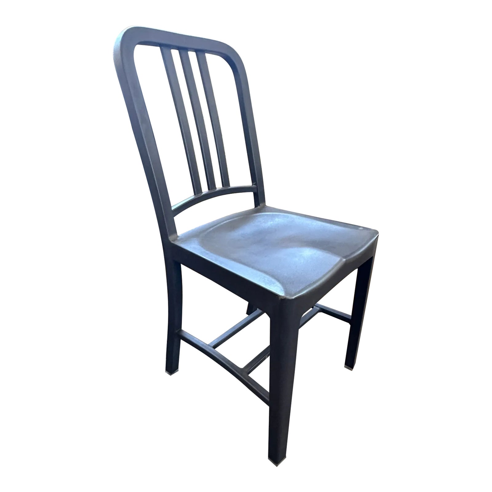 Vintage Navy Chair, Grey Recycled Plastic , Philippe Stark for Emeco ...