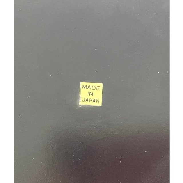 Large Japanese Ebony Black Scrolled Rectangular Platform Pedestal or ...