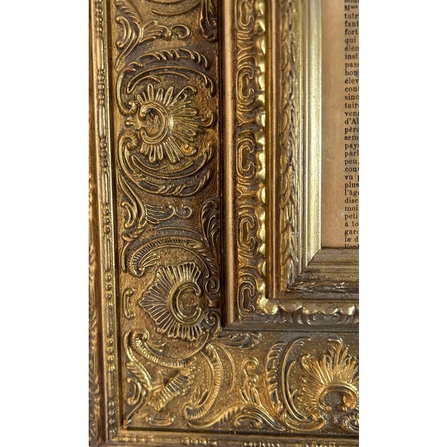 Original Boho Chic Collage "French Dragonflies" in Ornate Gilded Frame ...