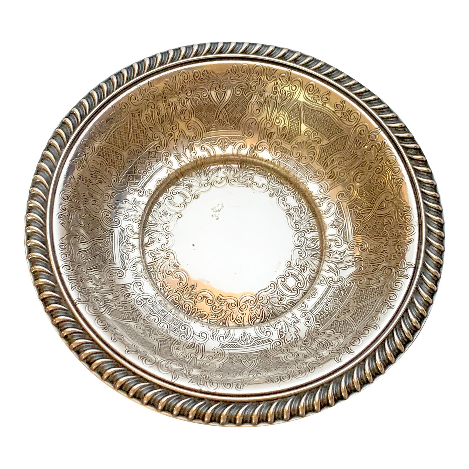 Vintage English Silver Catch All Bowl by Capital | Chairish