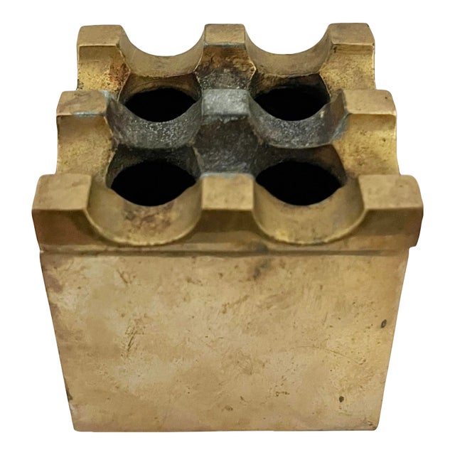 Ultima Ashtray in Brass by Holger Bäckström and Bo Ljungberg, Mid-20th ...