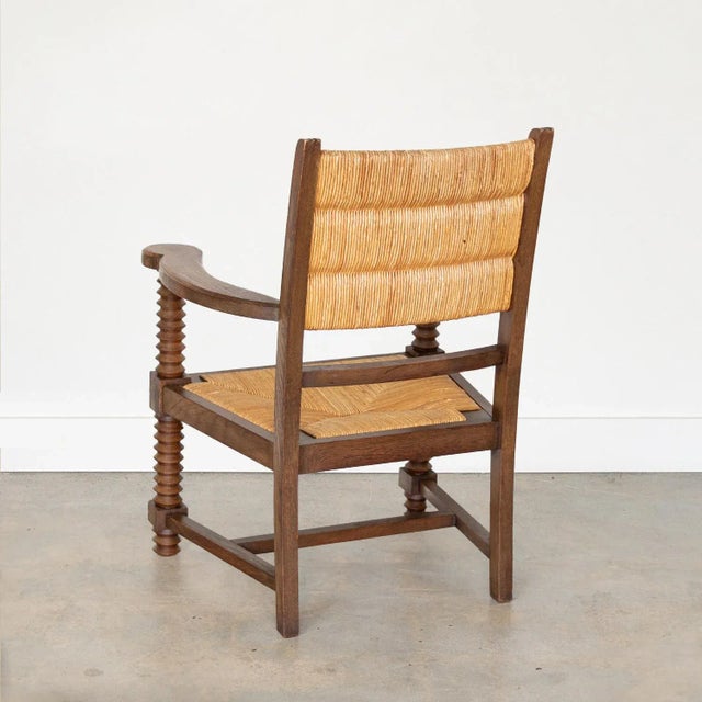 1940s Pair of Chairs Attributed to Charles Dudouyt | Chairish