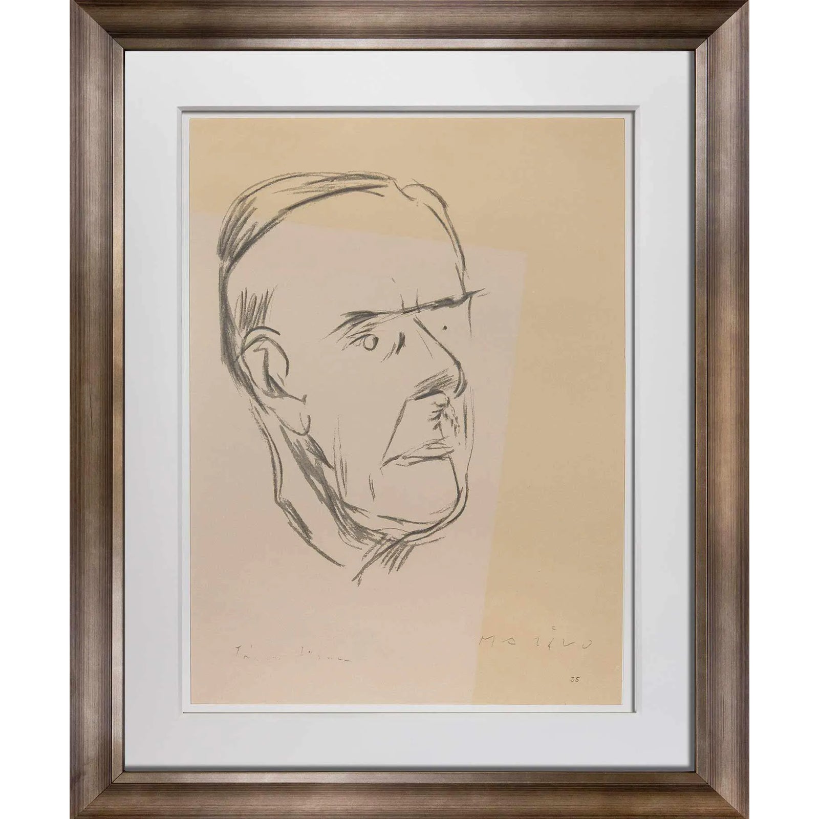 Marino Marini Lithograph Signed Ltd Edition | Chairish