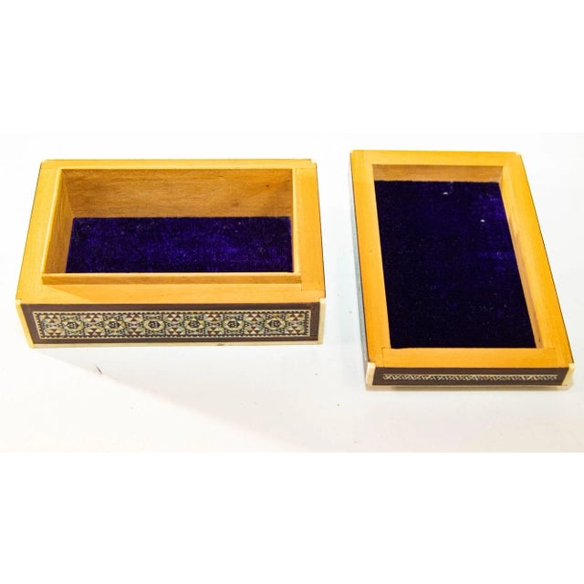 1940s Mother of Pearl Inlaid Decorative Middle Eastern Islamic Box ...