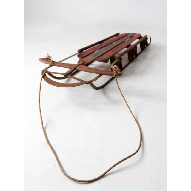 Vintage Garton Sliver Streak Sled | Chairish