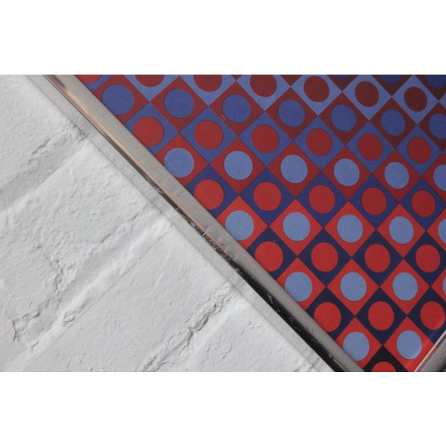 Victor Vasarely "Boglar" Op Art Lithograph | Chairish