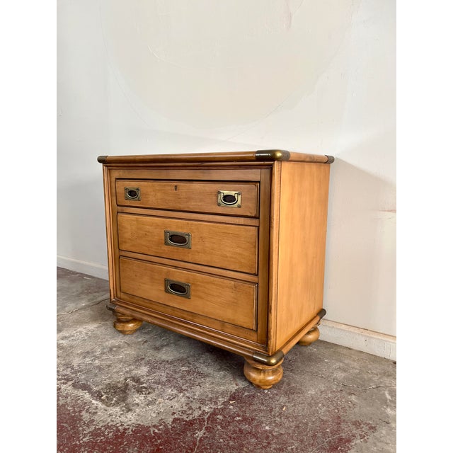 Vintage Lexington Furniture Campaign Nightstand Nautica Collection Chairish