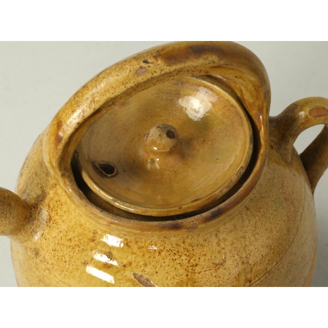 Antique French Authentic Ceramic Water Pitcher, or 'Cruche' With Handle ...