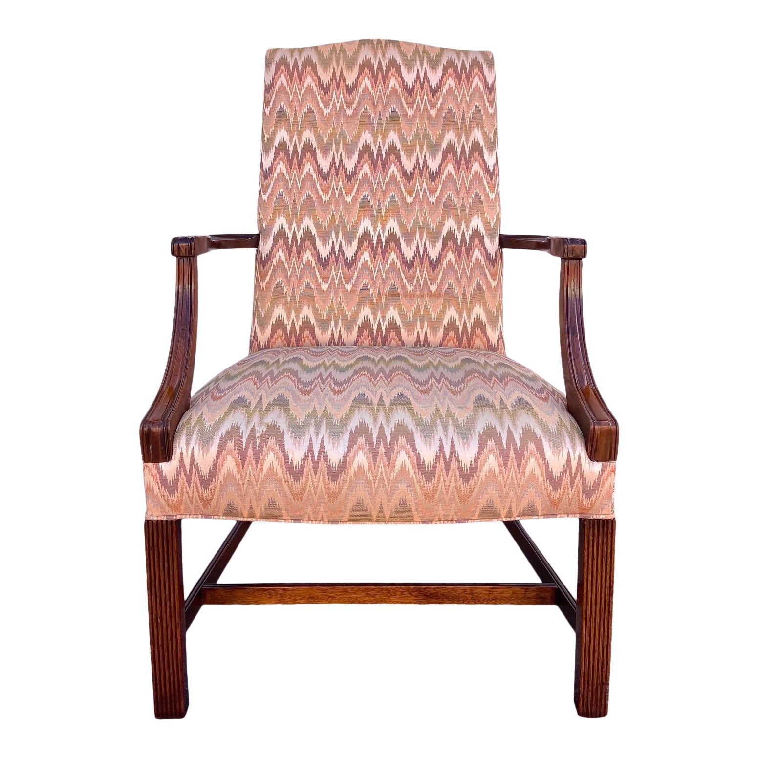 Late 20th Century Vintage Southwood Mahogany Martha Washington Style ...