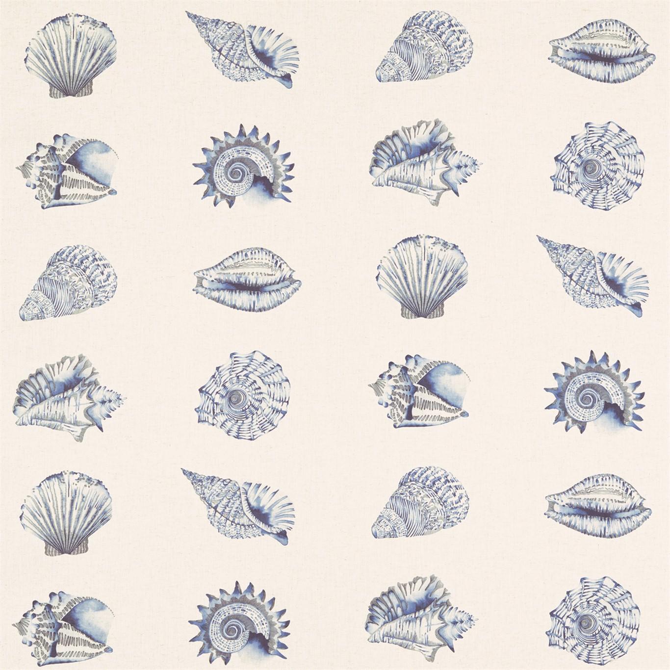 Harlequin Kabibi Fabric in Indigo | Chairish