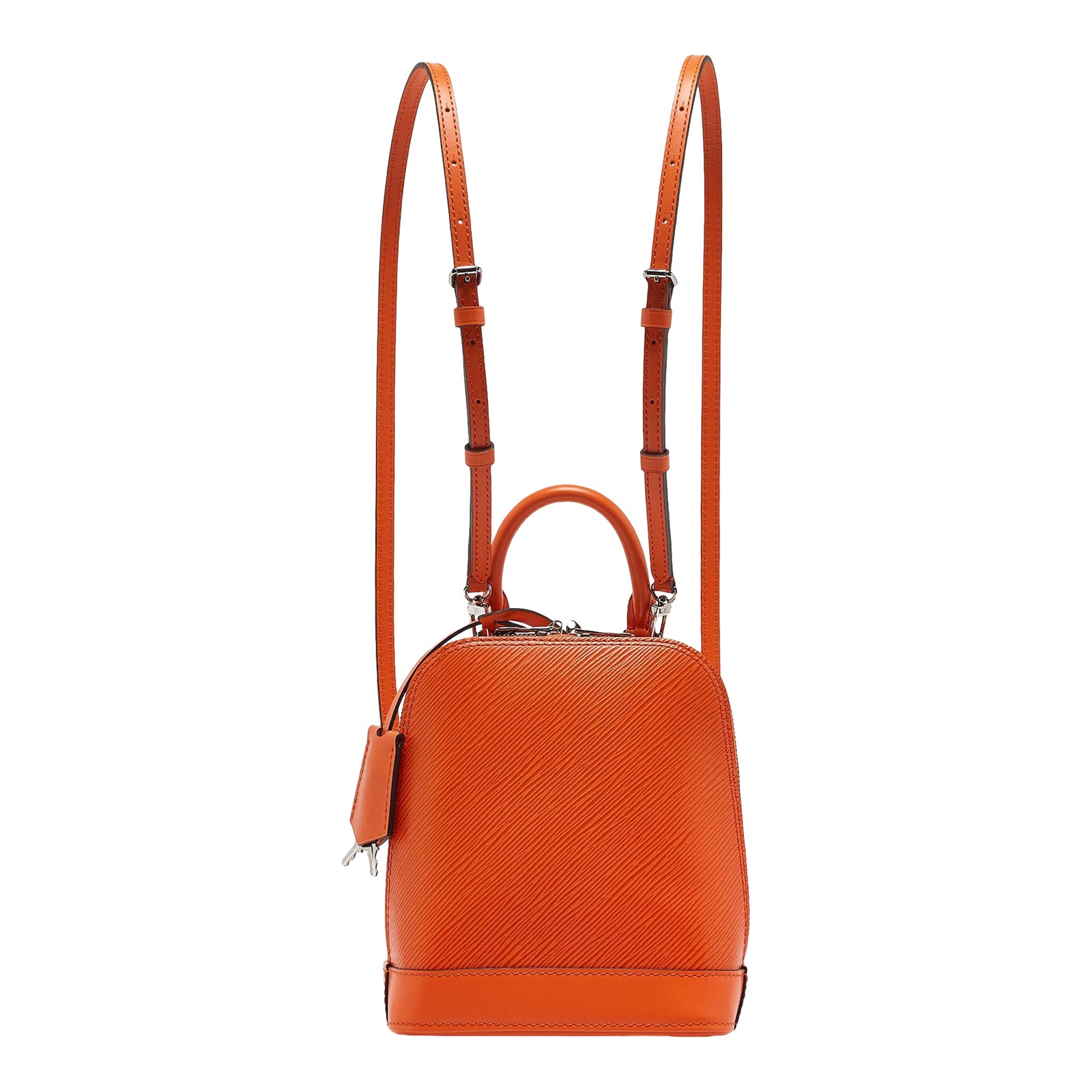 Louis Vuitton Orange Epi Leather Alma Backpack | Chairish
