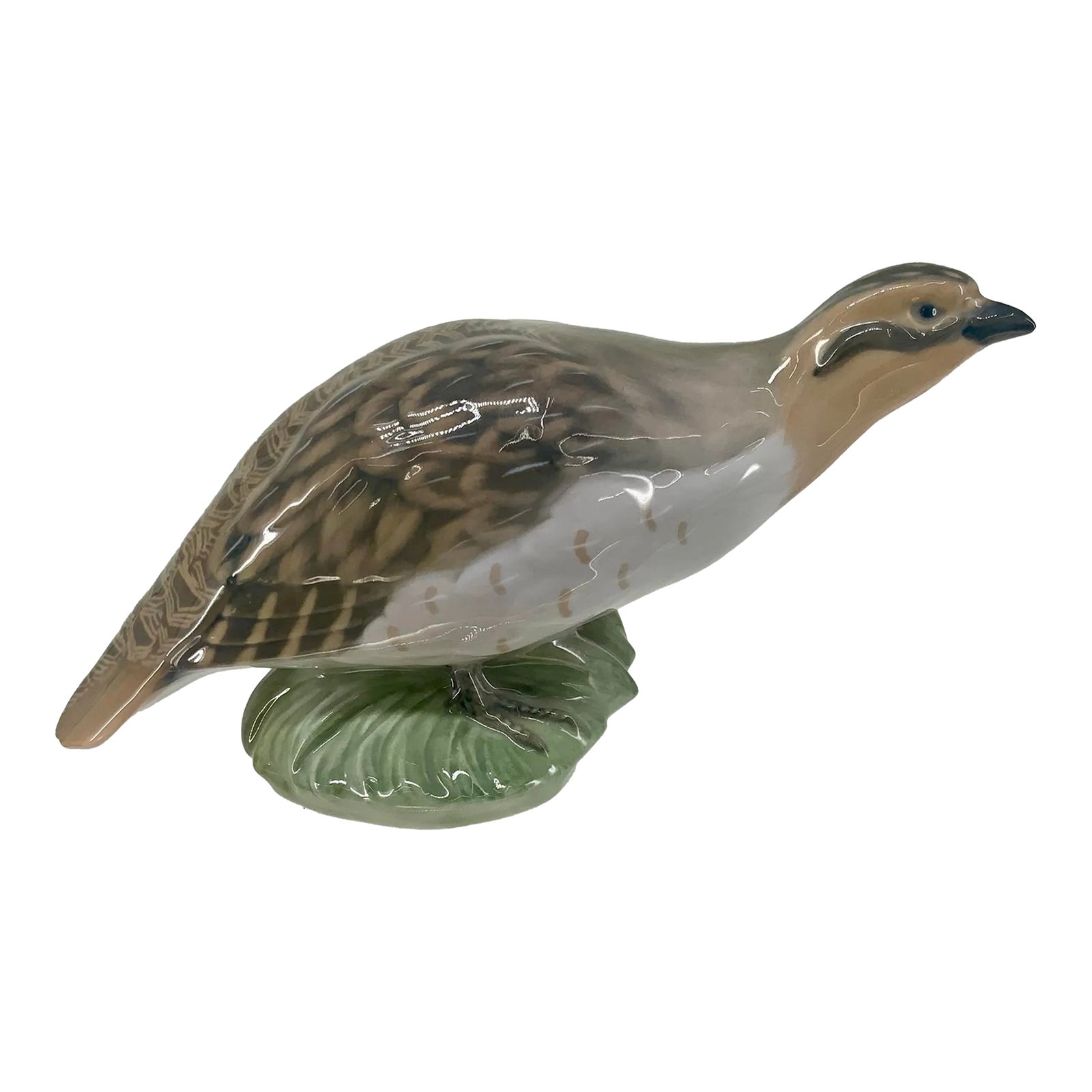 Peter Gerold for Royal Copenhagen Vintage Porcelain Quail Bird | Chairish
