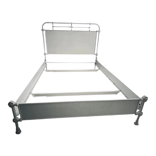 Restoration Hardware Solid Iron Queen Bed | Chairish Restoration Hardware Solid Iron Queen Bed | Chairish