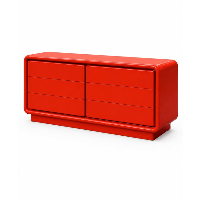 Marvelous Vintage Modern to Postmodern Dresser | Chairish