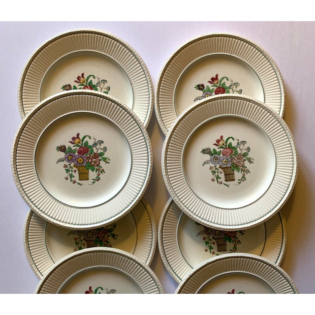 Vintage Wedgwood Etruria England "Belmar" Fluted Plates - Set of 10 ...