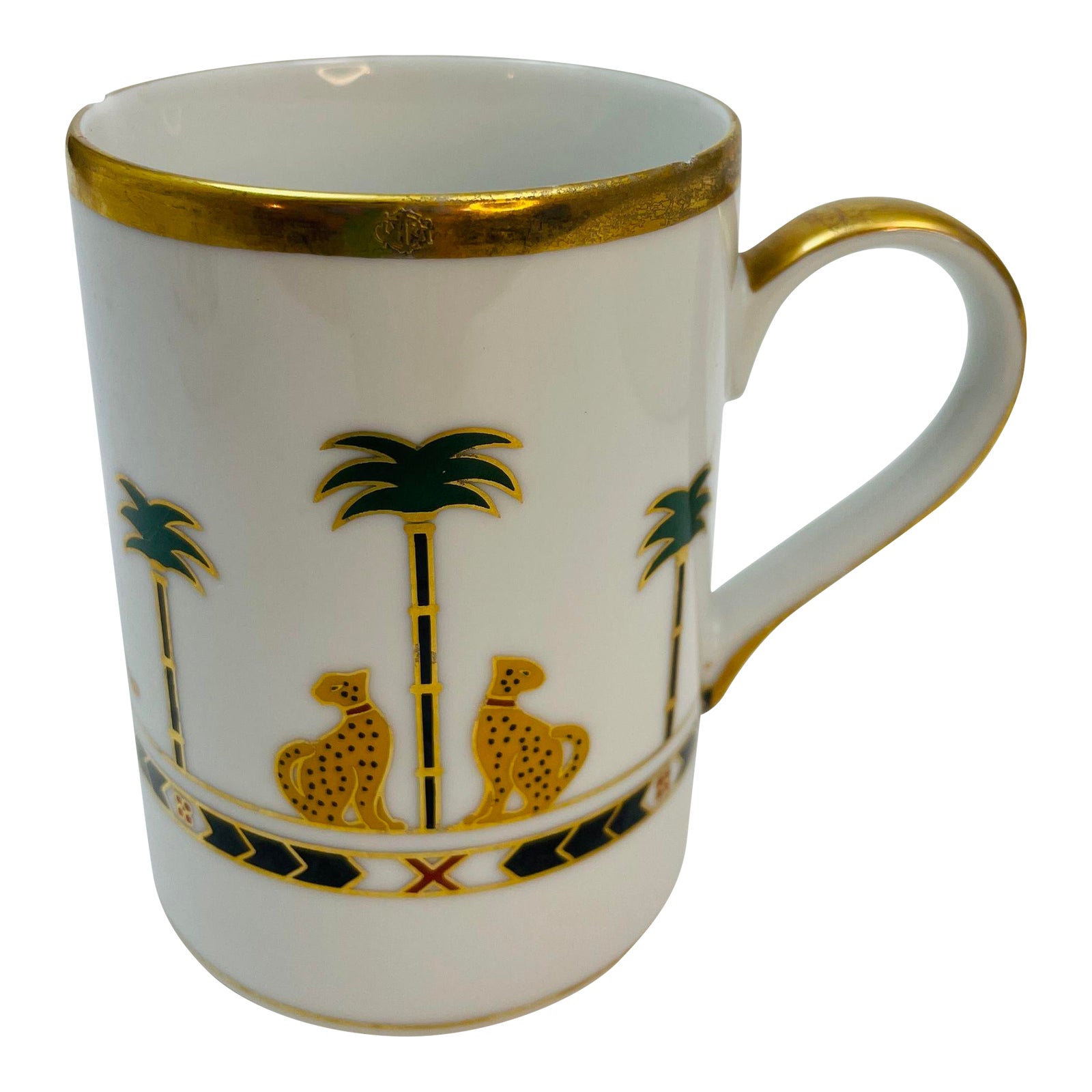 Christian Dior Casablanca Mug Fine China Porcelain Japan | Chairish