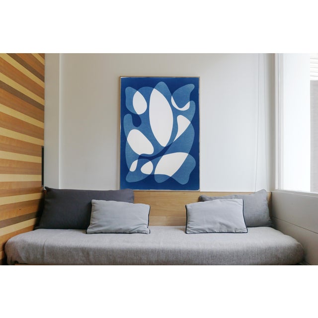 2020 Contemporary Abstract Cyanotype by Kind of Cyan | Chairish