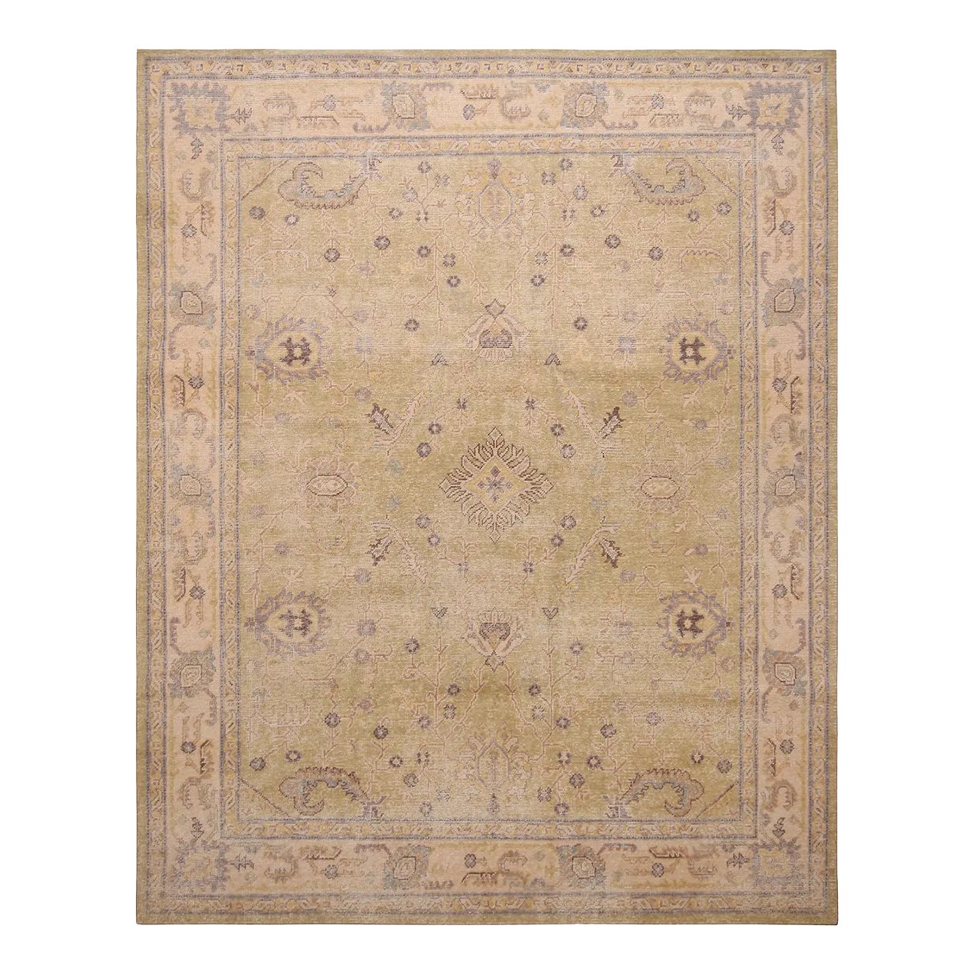Rug & Kilim’s Oversized Traditional Cyrus Rug in Pistachio, 12x16 ...