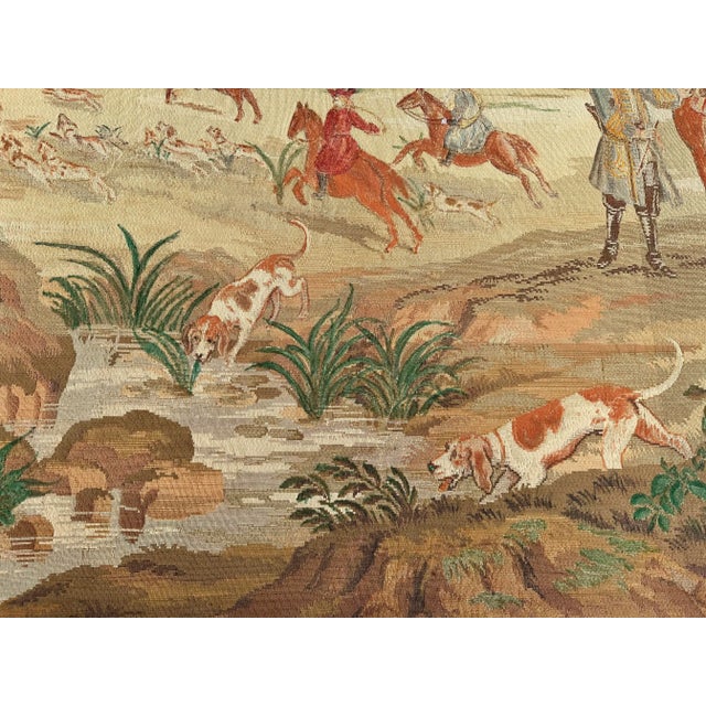 Early 20th Century Hunting Scene Tapestry | Chairish