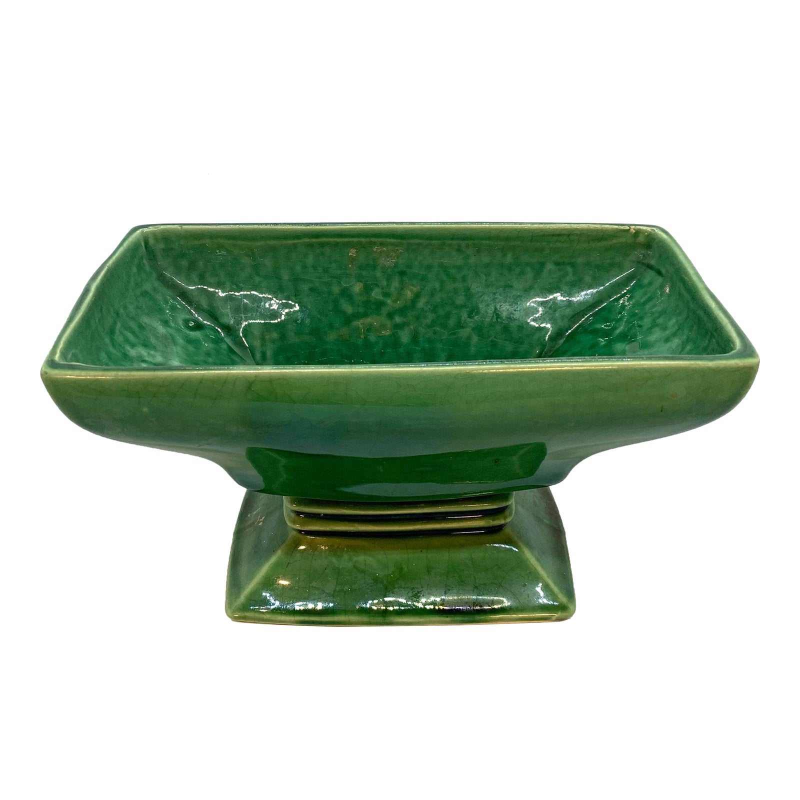 1950s Mc Coy Green Glazed Planter | Chairish