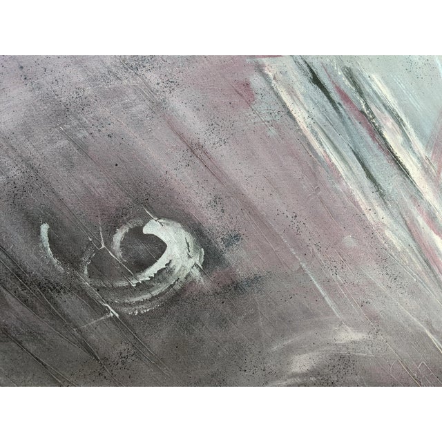 Large Scale Original Contemporary Abstract Painting Framed | Chairish