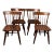 Mid Century Modern Willett Furniture Co. Dining Chairs Set of 4 | Chairish