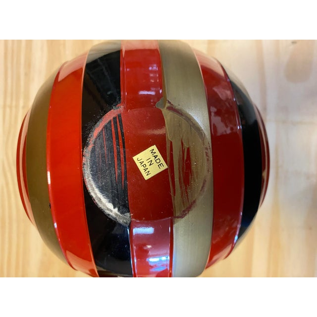 1980's Japanese Ball Shaped Plastic Tea Caddy Storage Containers, Set ...