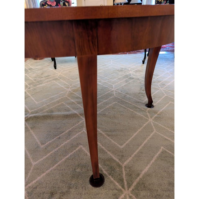 Late 20th Century John Widdicomb Biedermeier Style 48" Round Extendable ...