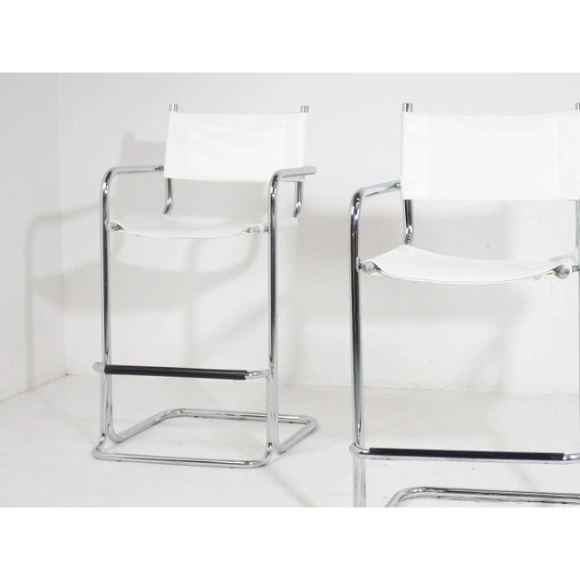 1970s Mart Stam Style Tubular Cantilever Bar Stool | Chairish