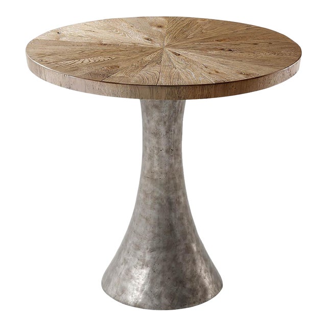 Modern Oak End Table | Chairish