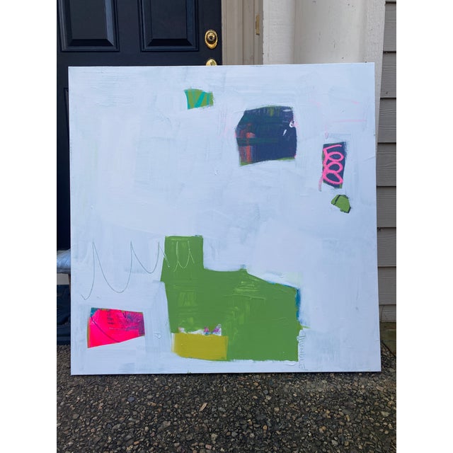 Sarah Trundle, Contemporary Abstract Painting, "Topple" | Chairish