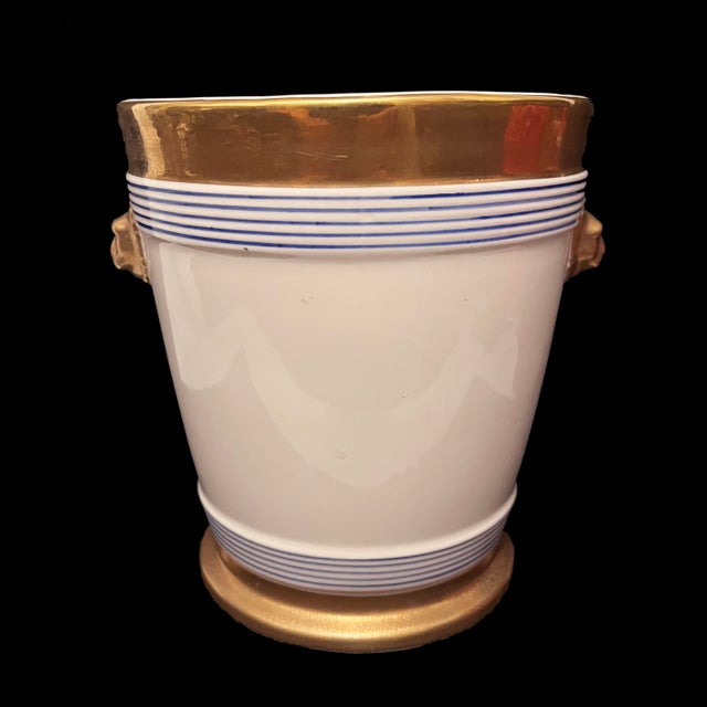 Antique 19th Century Old Paris Planter Vase Cachepot | Chairish