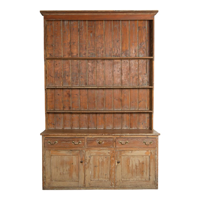 Early 20th Century Antique Country House English Cabinet | Chairish