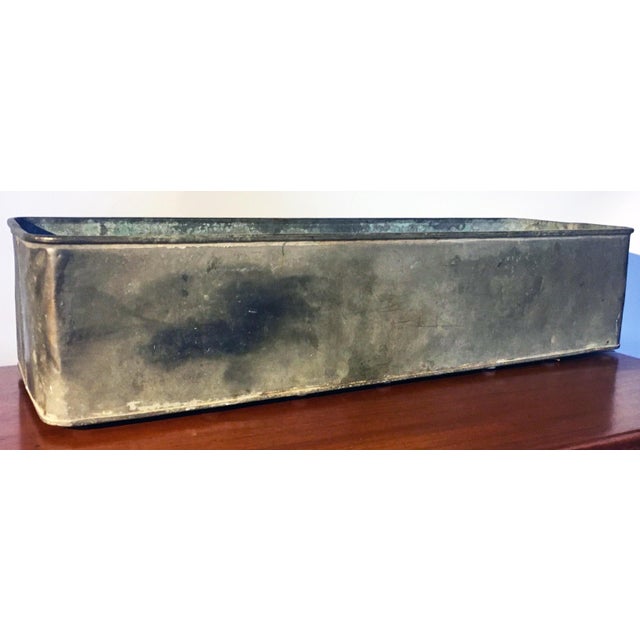 Antique French Country Zinc Window Planter | Chairish