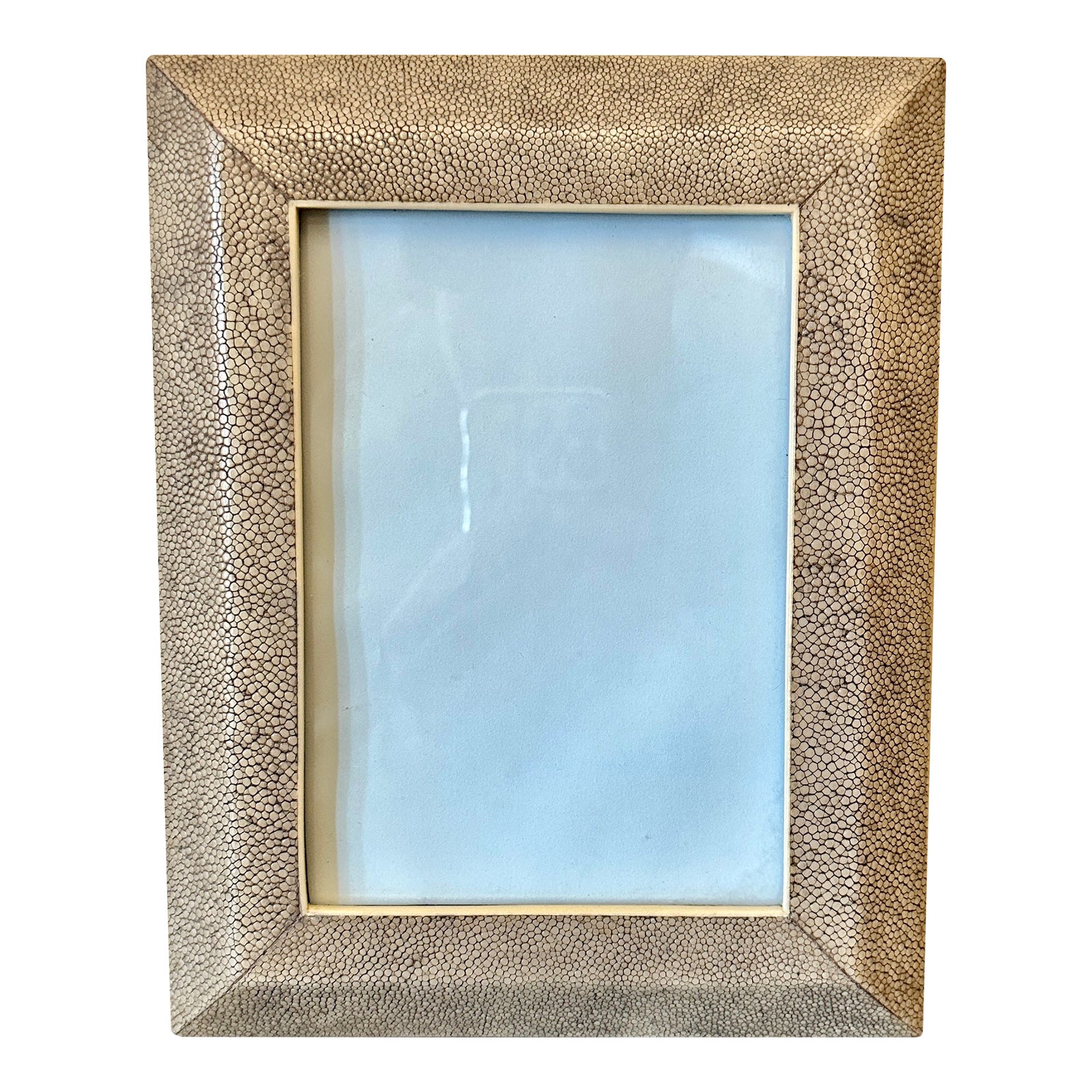 R & Y Augousti Shagreen Picture Frame | Chairish