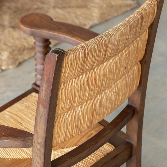 1940s Pair of Chairs Attributed to Charles Dudouyt | Chairish