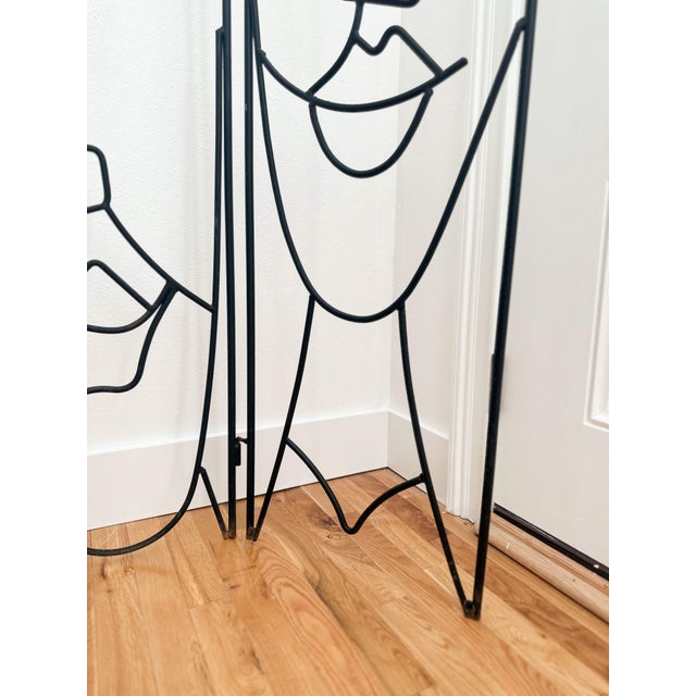 1970s Whimsical Sculptural Room Divider Screen in the Style of John ...