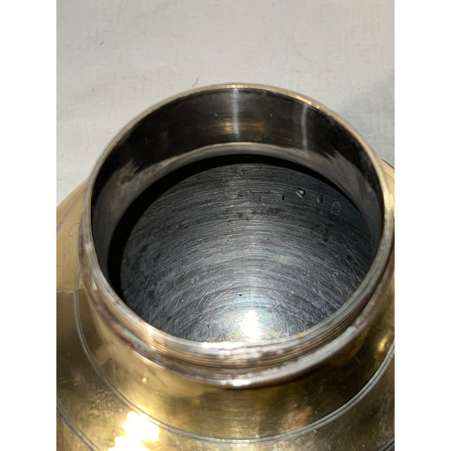 Vintage Hand Carved Brass Kooja Vessel Holy Water Pot | Chairish