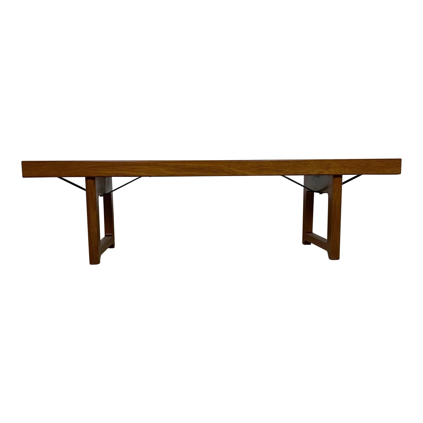 Mid 20th Century Torbjorn Afdal "Krobo" Table/Bench for Bruksbo Norway ...