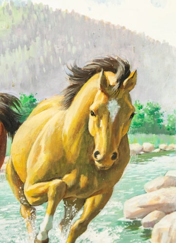 arthur running horse